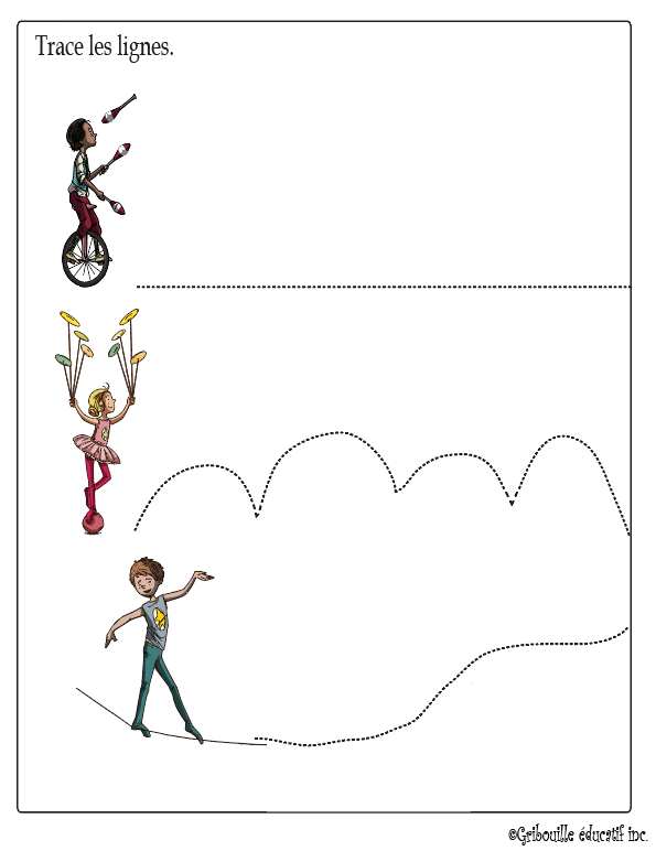 L’école de cirque - Gribouille éducatif